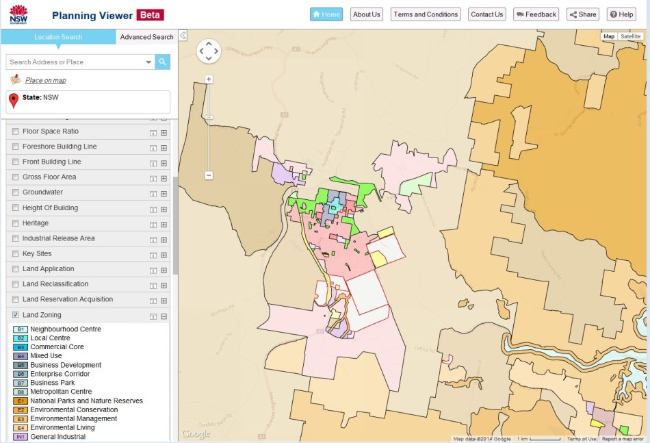 Planning NSW adds beta LEP mapping site. - Gordon Building Design